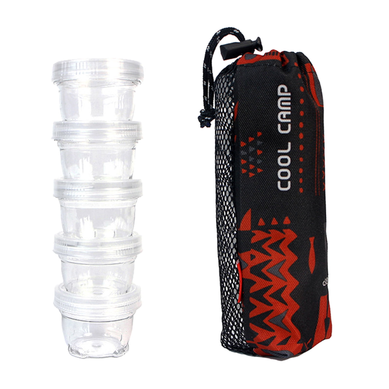 ZOYONE 5 Pcs Portable Spice Storage Box With Bag Outdoor Camping Spice ...
