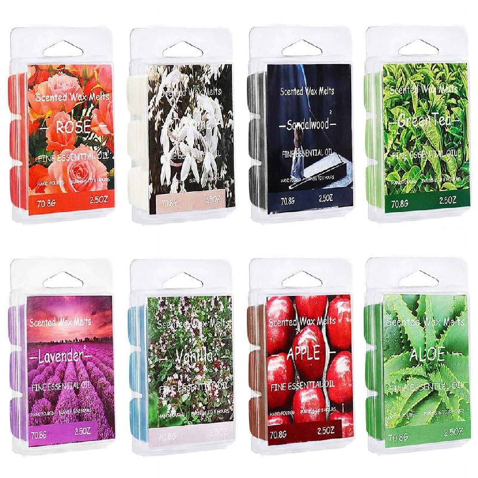 ZOYONE Soy Wax Warmer Cubes Scented Wax Melts Air Freshener Jasmine ...