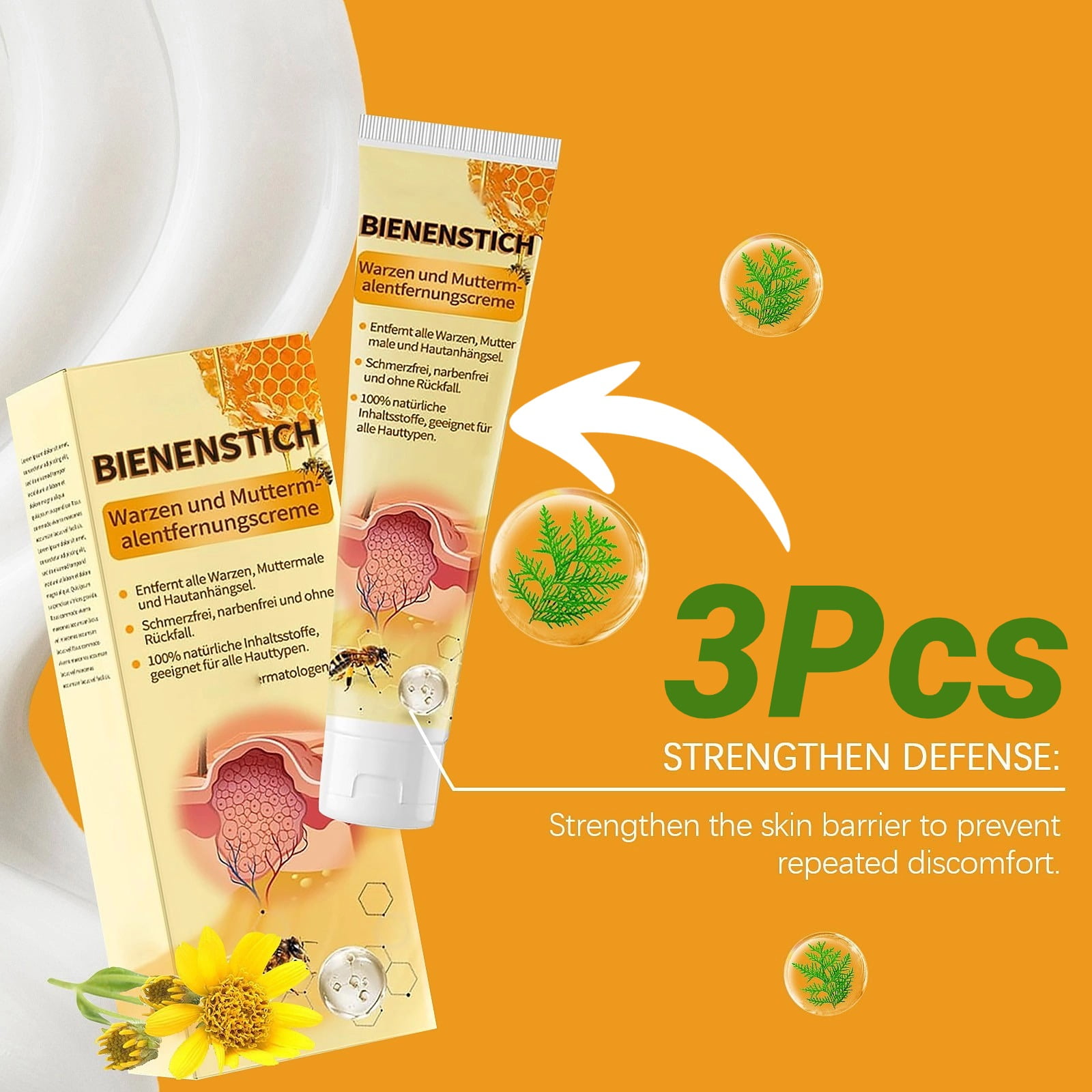 ZOYXRO 3PCS Bee Relief Ointment New Zealand Bee Remove Skin Pimples ...