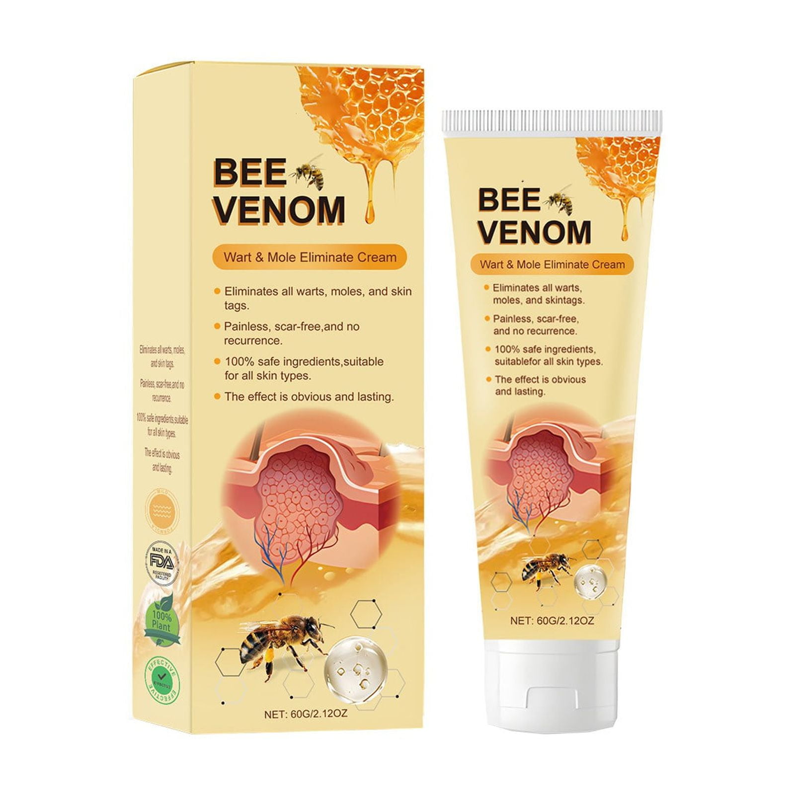 ZOYXRO Bee Relief Ointment, Bee Gel, And Bee Can Remove Skin Pimples ...