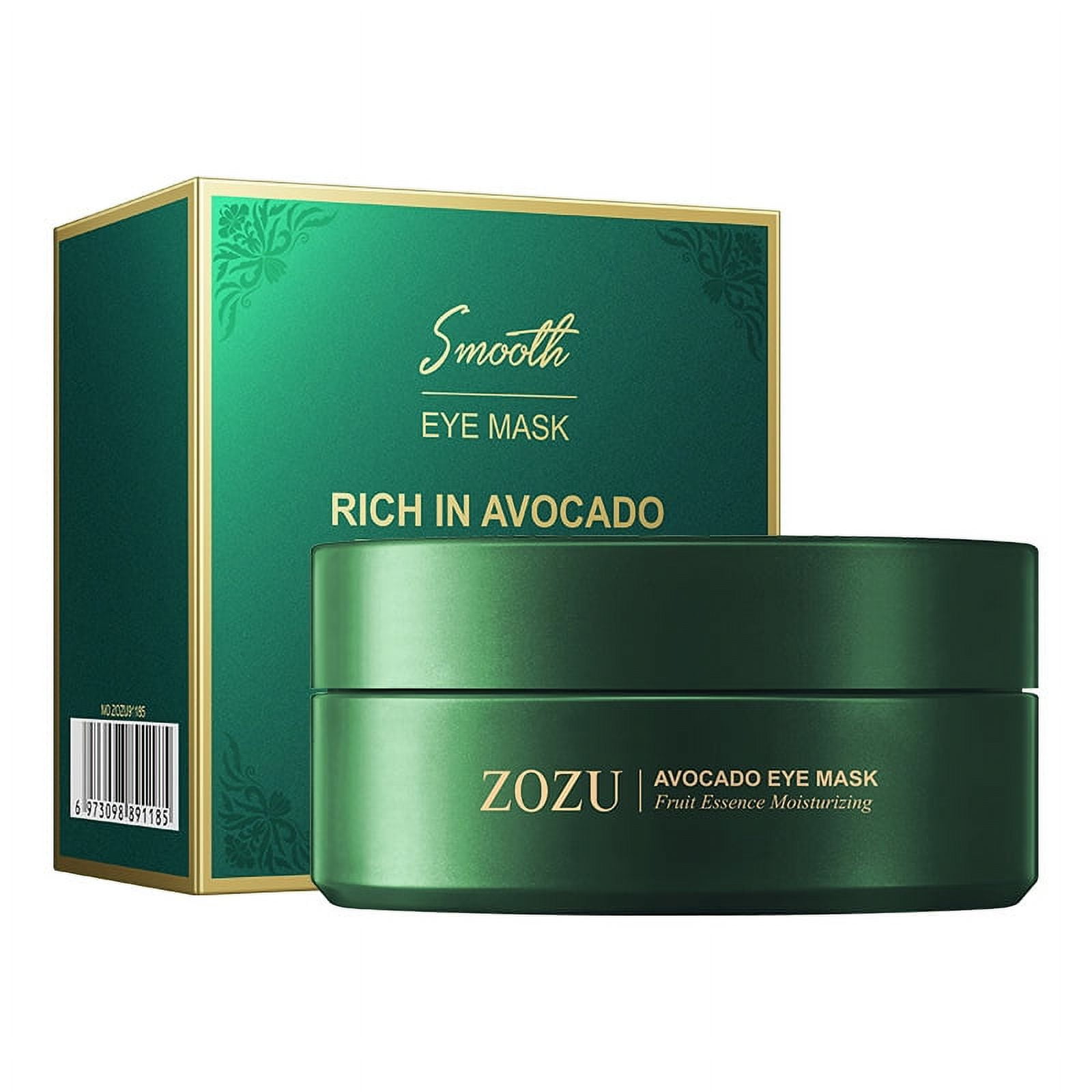 Zozu Avocado Premium Eye Mask With Collagen And Hyaluronic Acid To
