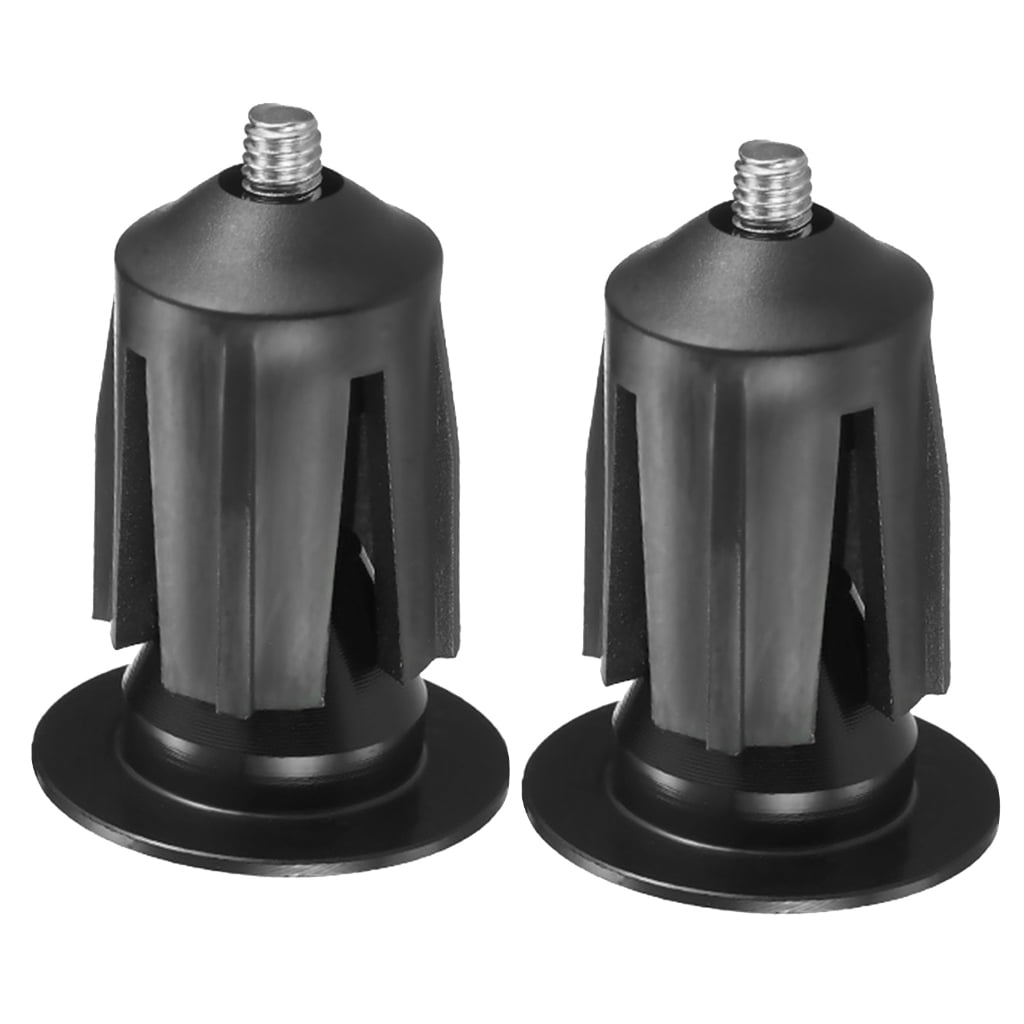 ZPAQI 1 Pair Bicycles Handle End Caps Handlebars Grip End Plug Aluminum ...