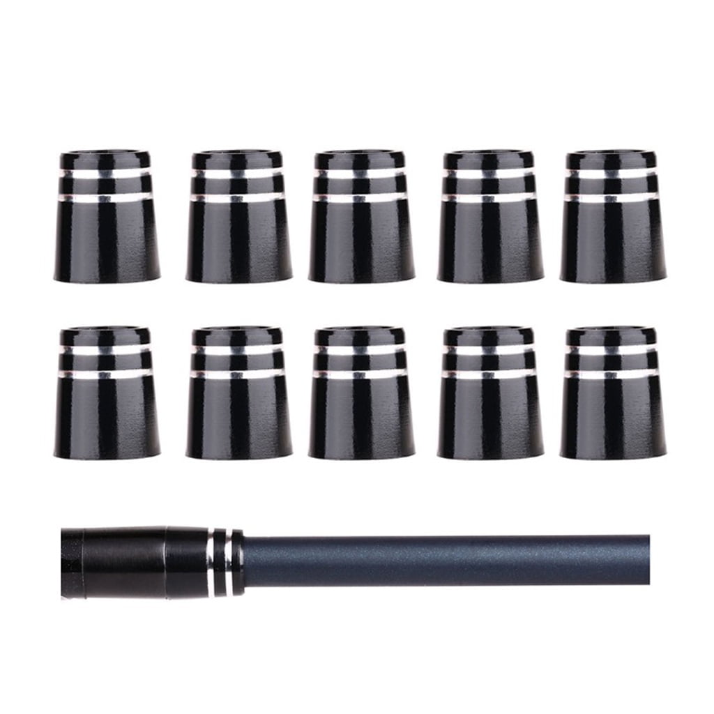ZPAQI 10 Pieces Golf Iron Ferrules With Silver Double Ring Rubber ...
