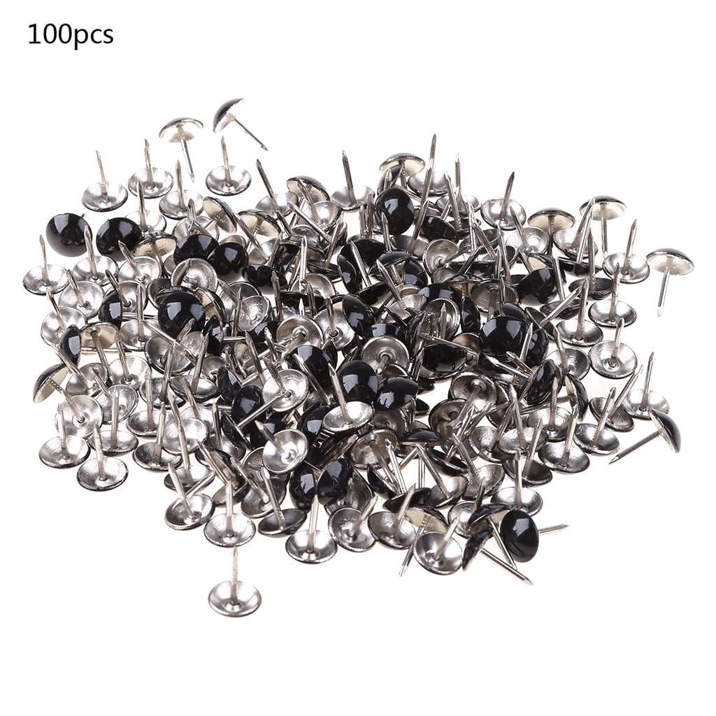 ZPAQI 100 Pieces Antique Upholstery Nails Round Decorative Tacks Metal ...