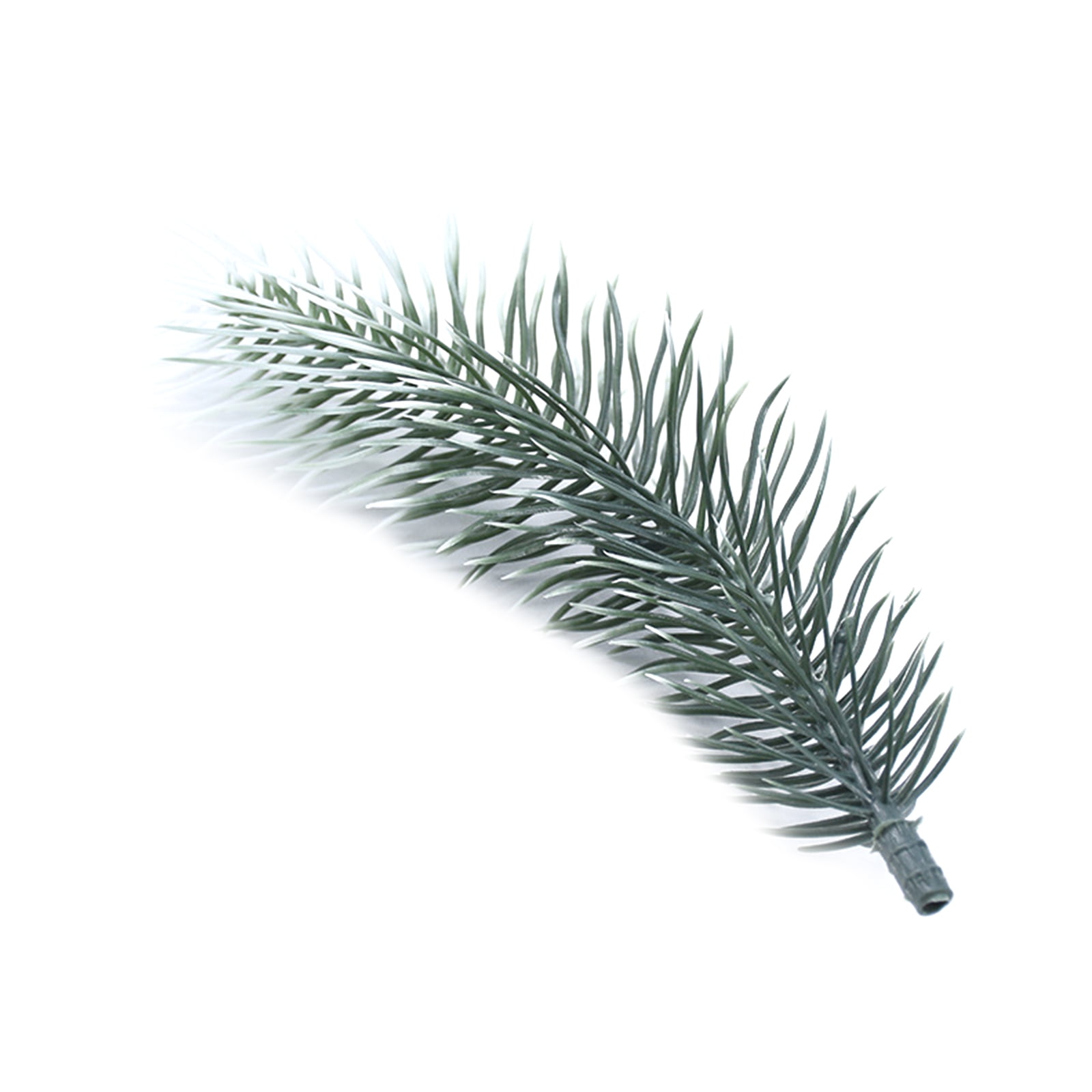 ZPAQI 100Pcs Artificial Snow Frosted Pine Needles Branches Cedar Twig ...