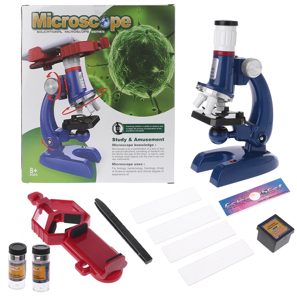ZPAQI 100X-1200X Microscopes for Kids Students Adults for w/ Phone ...
