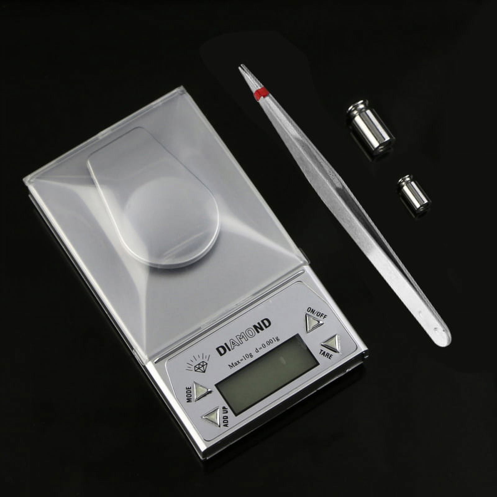 ZPAQI 10g/0.001g Milligram Precision Digital Jewelry Scale Weight ...