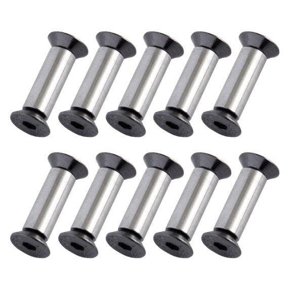 ZPAQI 10pcs/lot Knife Handle Bolt Rivets Scale Screw Fastener Nut YFS ...