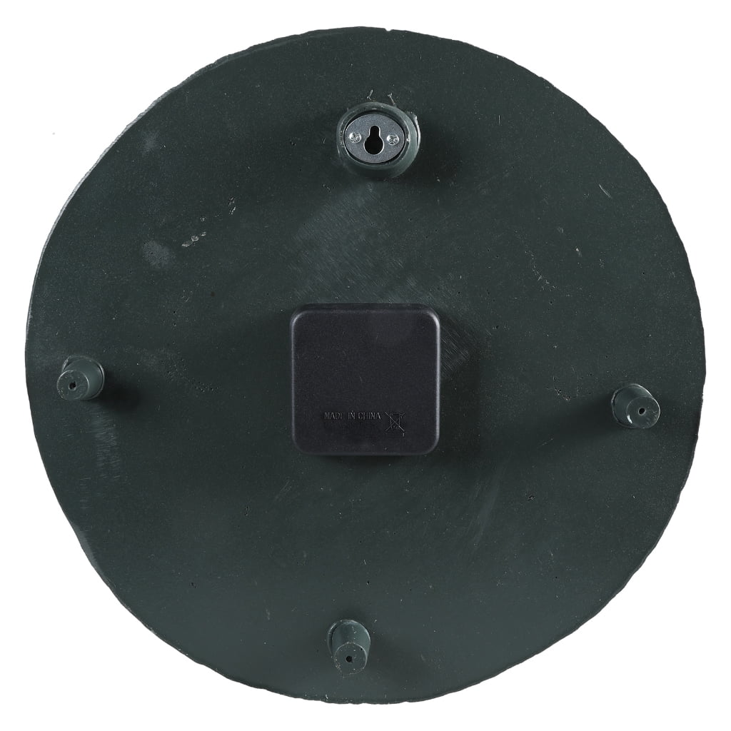 ZPAQI 12inch Round Garden Clock Decorative Bees Outdoor Wall Clock ...