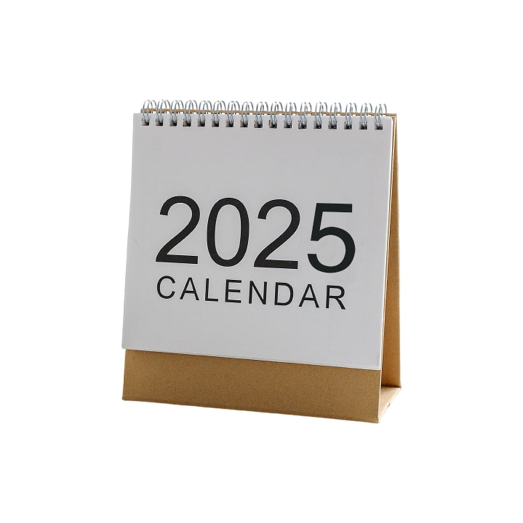 ZPAQI 2025 Desk Calendar Simple Year Calendar Small Calendar Desktop ...