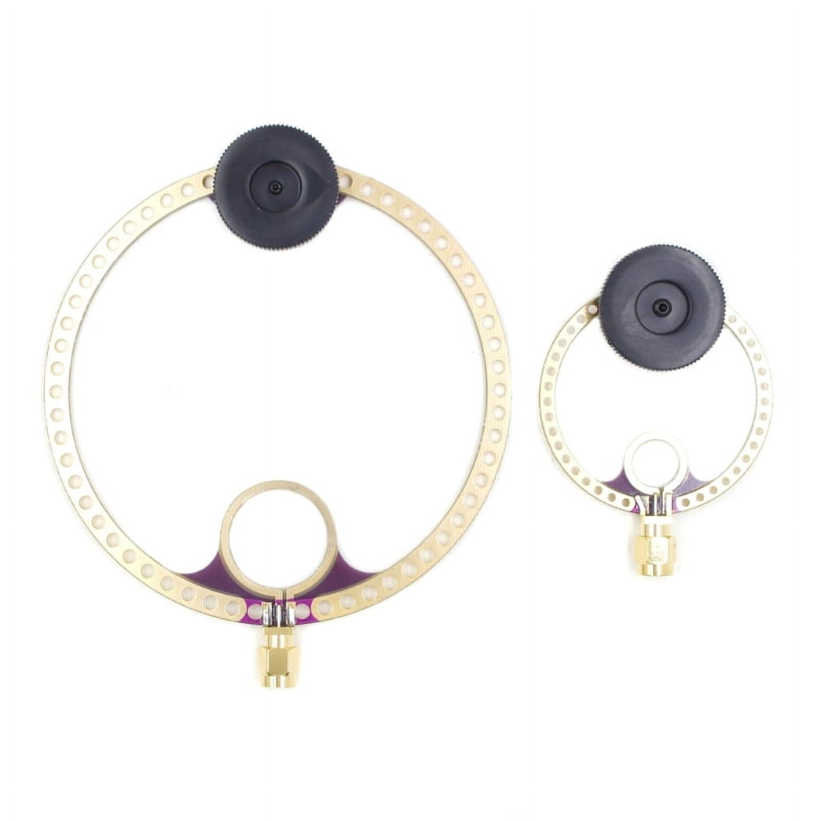 ZPAQI 2Pcs Donut UV UHF+VHF FM Loop Antenna Wide-range for HFDYDSP DSP2 ...