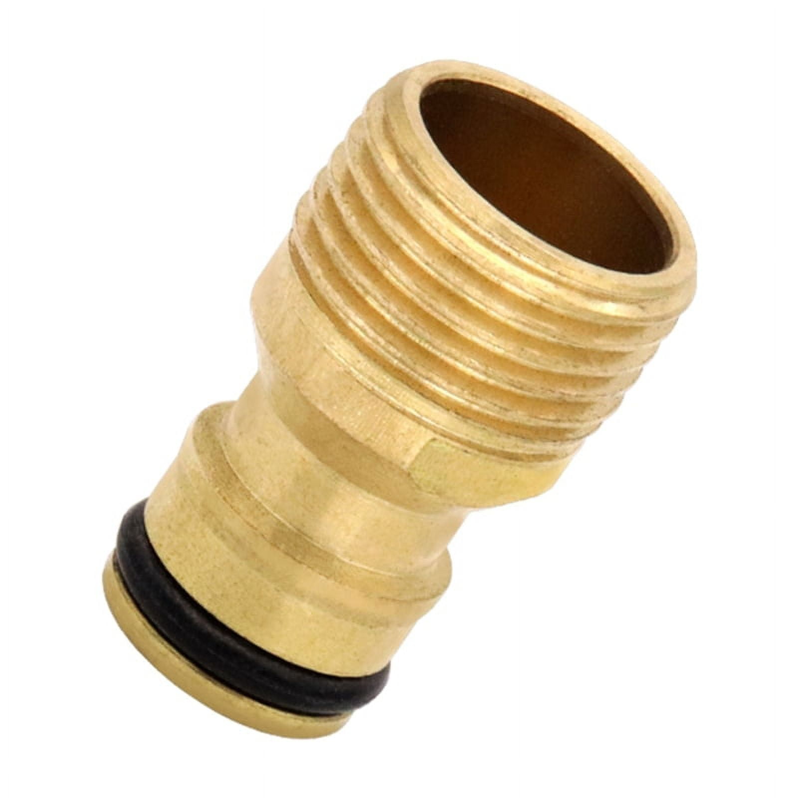 ZPAQI 3/4" Copper Quick Connector Garden Tap Adapter Thread Nipple ...