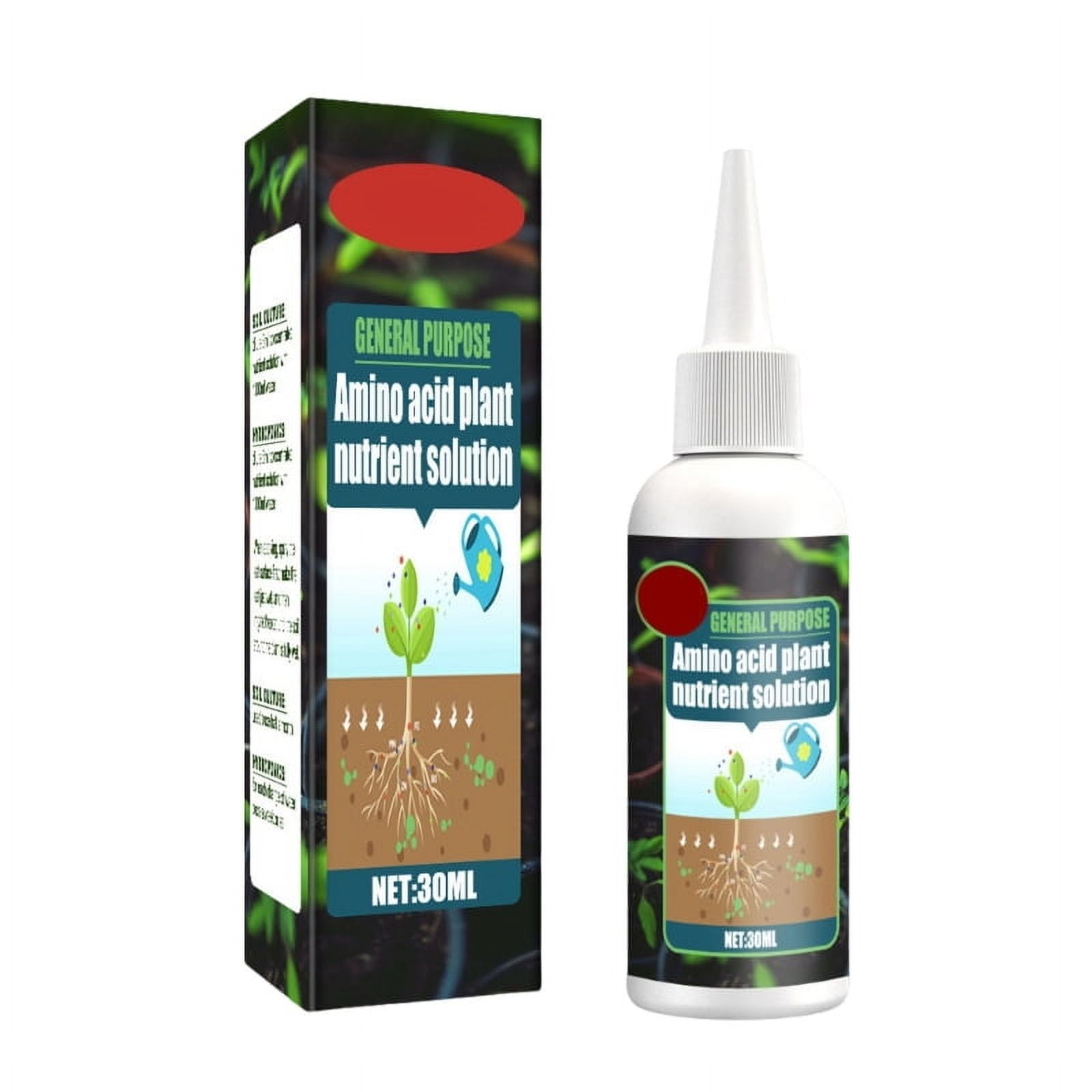 ZPAQI 30ml Plant Nutrient Solution Amino Acid Plant Seed Growth Supplement Solution - Walmart.com