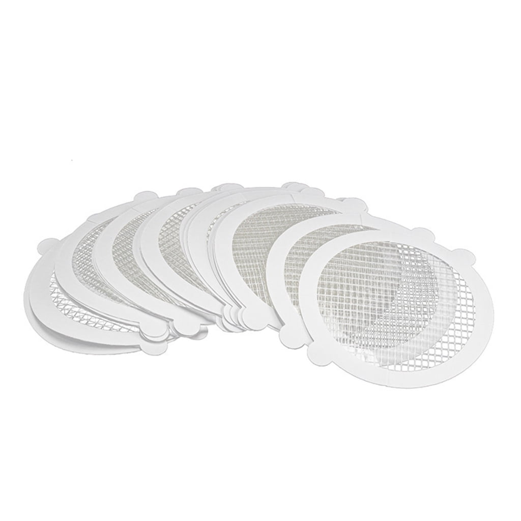 ZPAQI 50pcs Sink Filter Stickers Not-Clog Fiberglass Drain Stickers ...