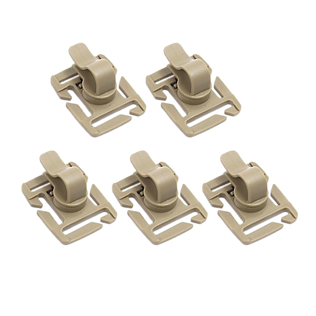 ZPAQI 5Pcs/set Fixtures Clip Webbings Secure Holds Clip Tactic ...