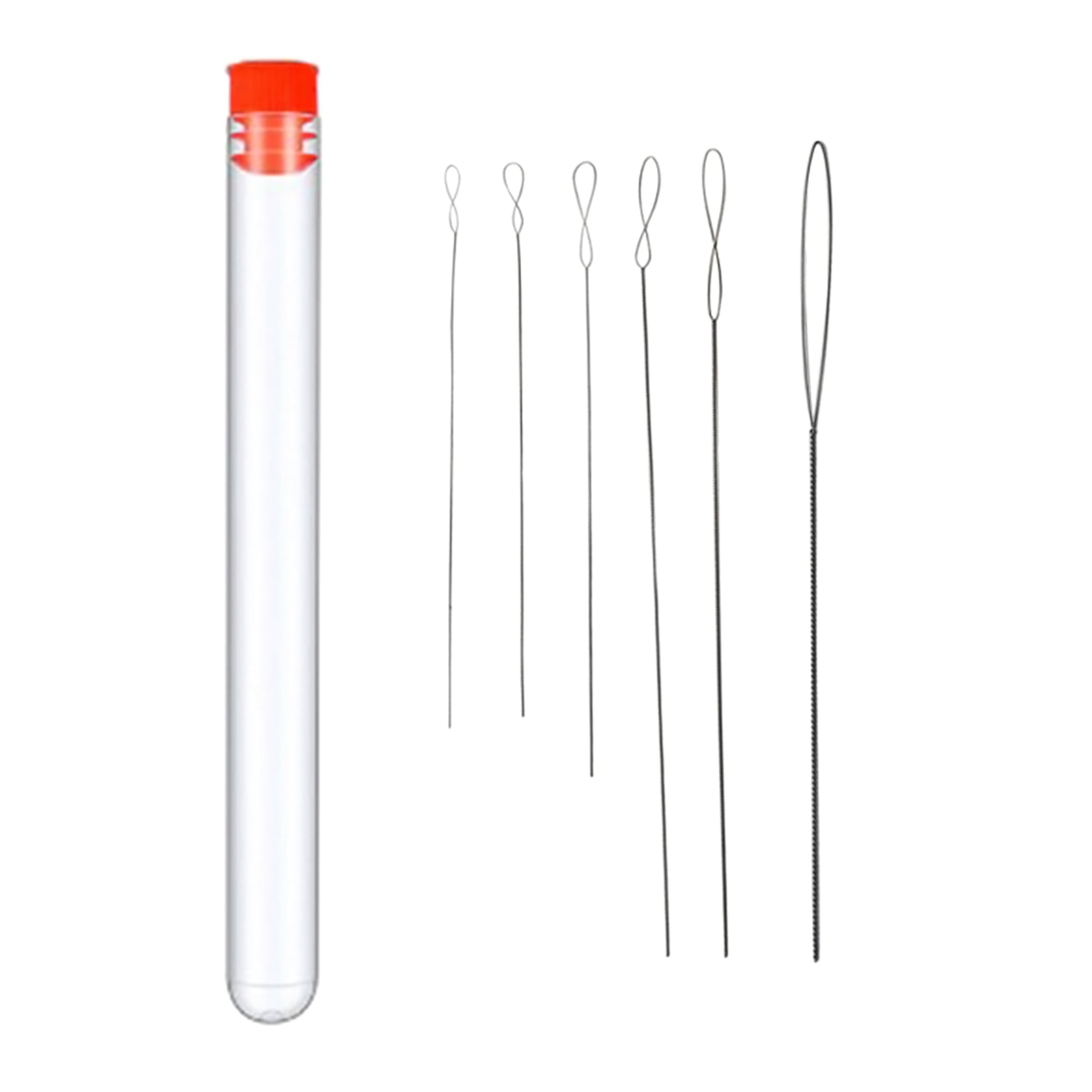 ZPAQI 6 Sizes Elongated Metal Beading Needles For Jewelry Making Tools ...