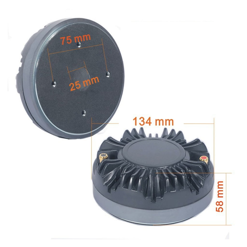 ZPAQI 8Ohm Professional Horn Tweeter Aluminum Dome Driver Unit Treble ...