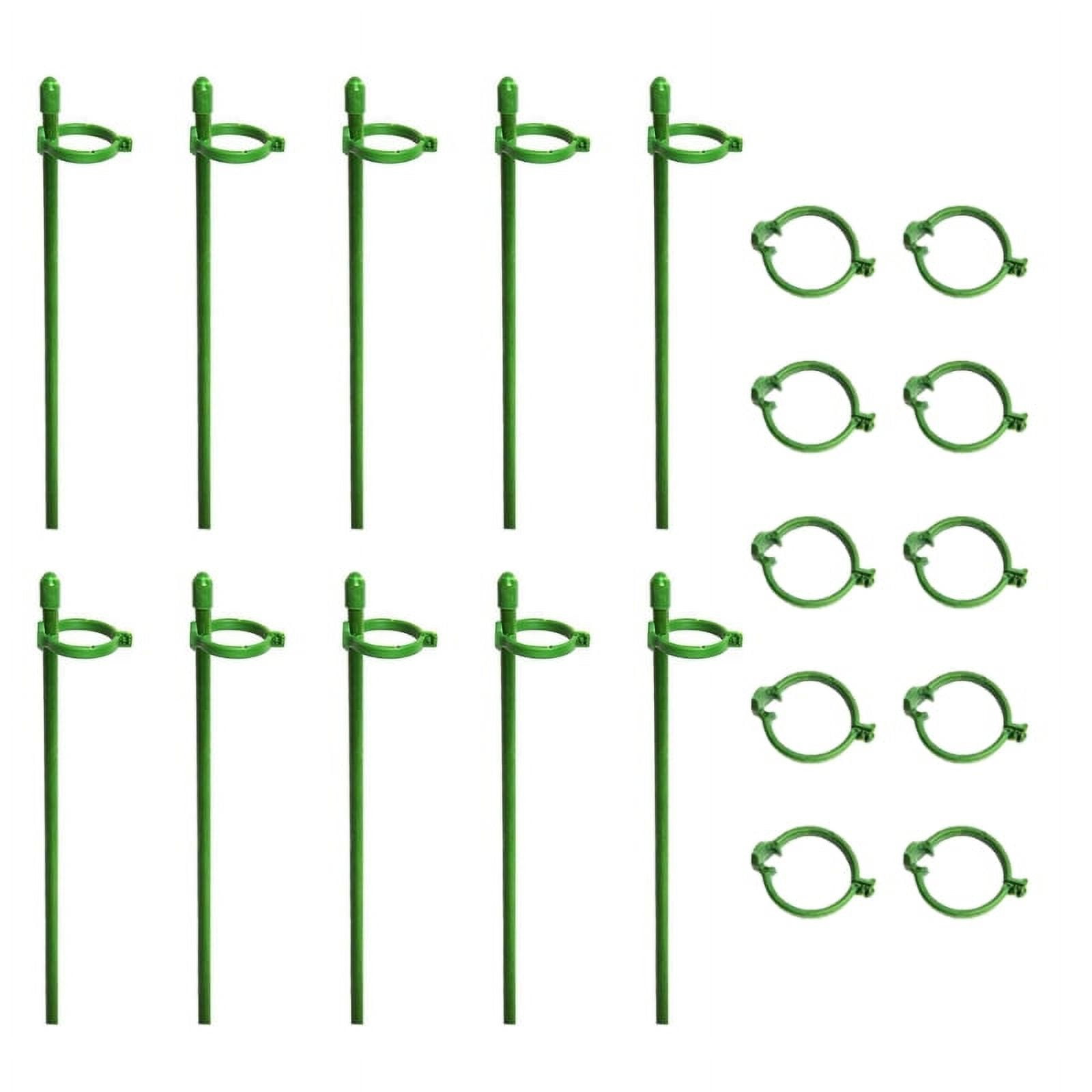 ZPAQI Adjustable Plant Support Stakes Garden Single Stem Support Stake ...