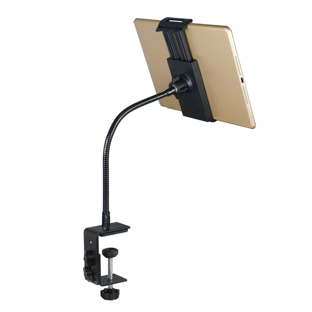 ZPAQI Adjustable Tablet Stand Desk Mount Flexible Arm 360 Degree Holder ...