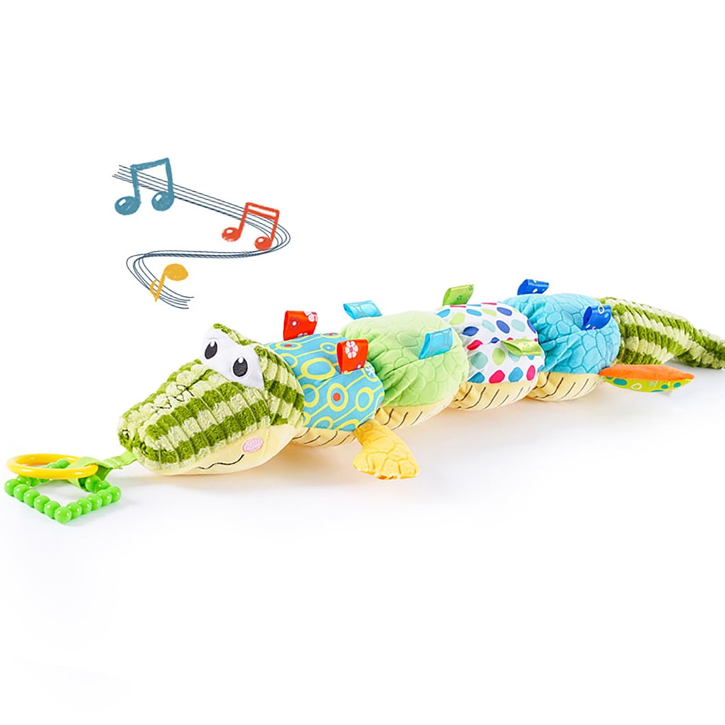 ZPAQI Baby Plush Toy Soft Stuffed Alligators Toy Plush Dolls Sensory ...