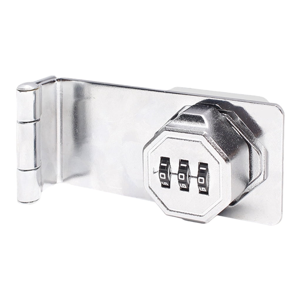 ZPAQI Cabinet 3-Digit Combination Lock Door Security Slide Lock ...