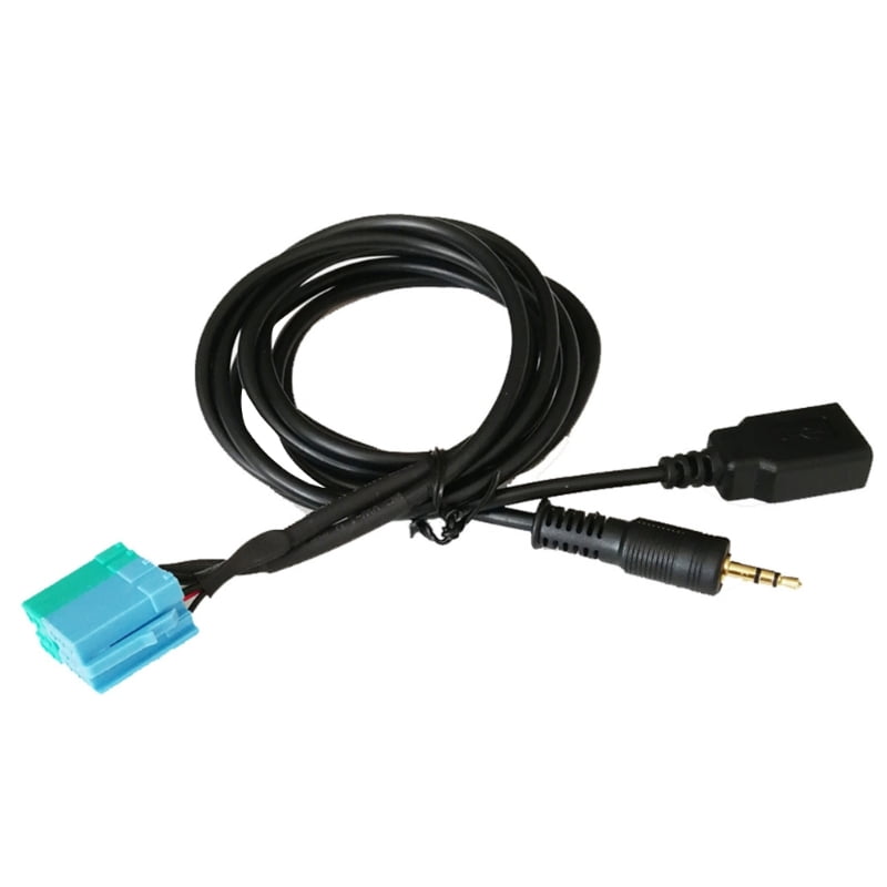ZPAQI Car Accessory 3.5mm USB AUX Stereo Audio Line Input Cable ...