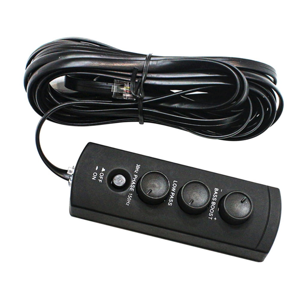 ZPAQI Car Subwoofer Sound Controller Car Amplifier Sound Adjuster ABS ...
