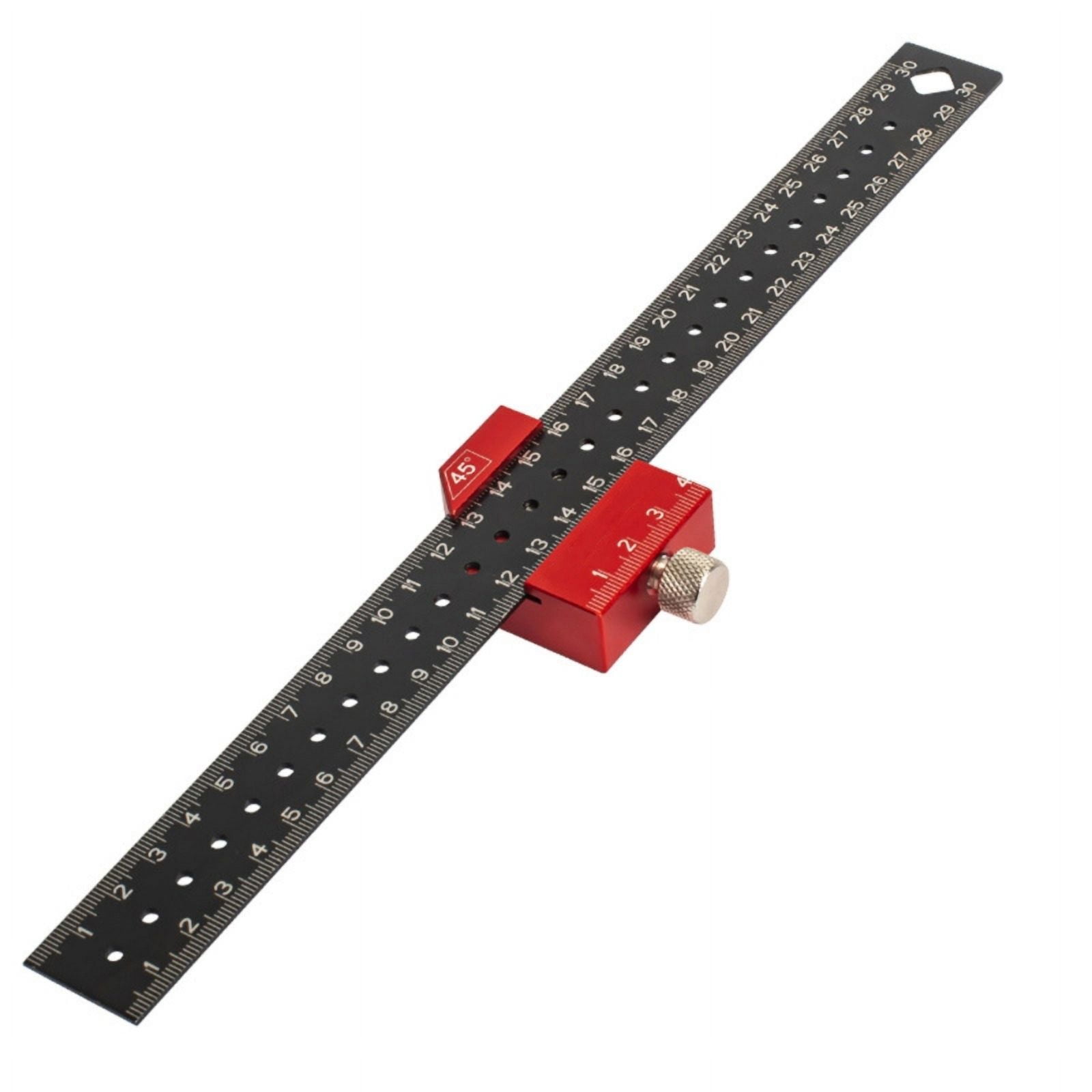 ZPAQI Carpenters Square Aluminum Alloy 45° 90° Line Limit Ruler DIY for ...