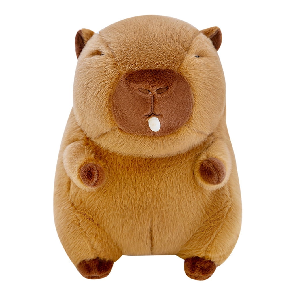 ZPAQI Cartoon Capybara Hugging Doll Toddlers Present Comfort Toy Figure ...
