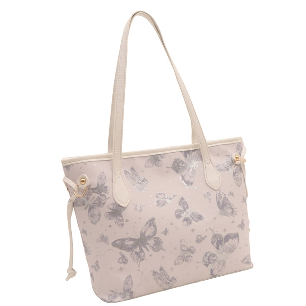 ZPAQI Chic Butterfly Shoulder Bag Large Capacity Office Underarm Bags ...