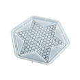 ZPAQI Chinese Checkers Board Silicone Mold 3D Checker Crystal Epoxy ...