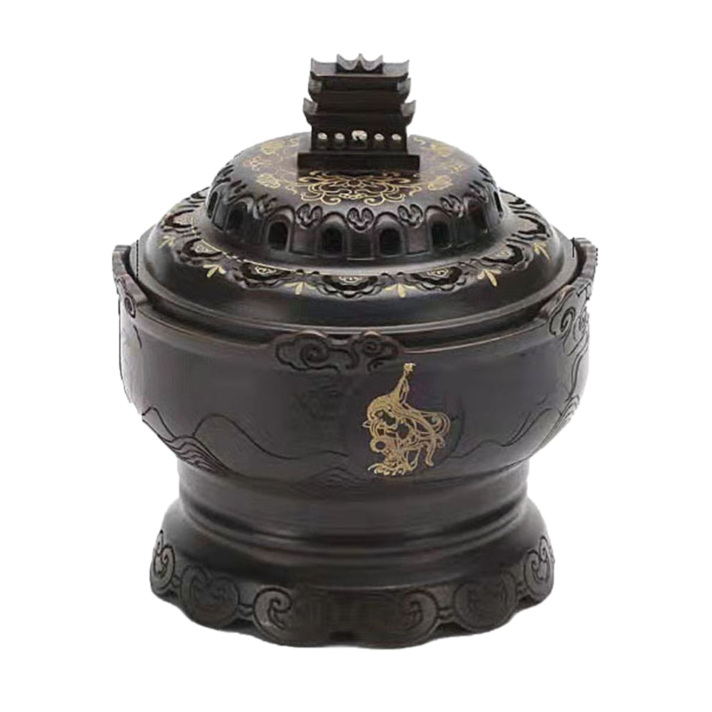 ZPAQI Chinese Style Dunghuang Incense Burners Copper Decorations Crafts ...
