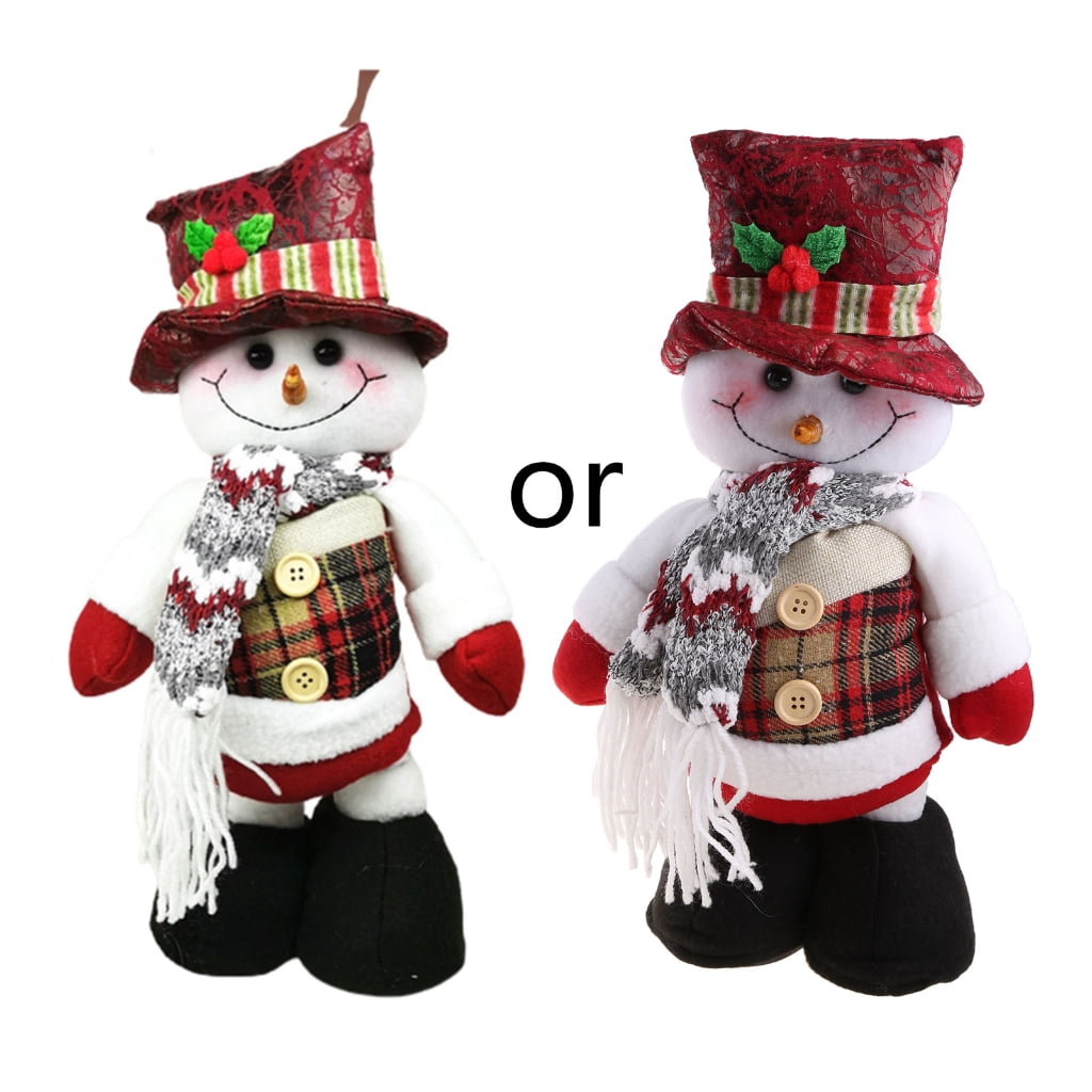 ZPAQI Christmas Figurine Decoration Telescopic Length Cartoon Santa ...