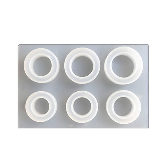 Milue Ear Gauge Mold Round and Heart Shape Ear Stretching Tool Ear ...