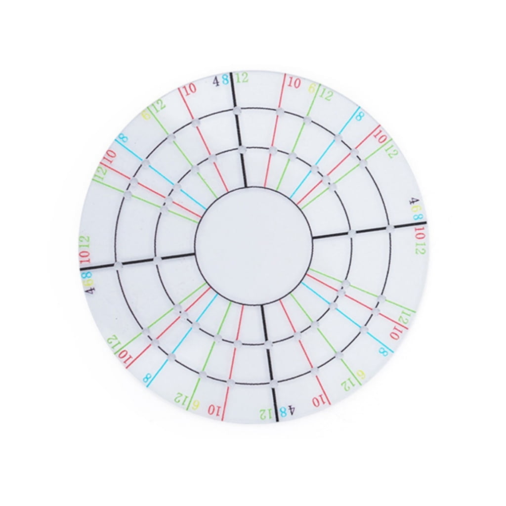 ZPAQI Circular Divider Template Tool Ceramic Round Divider Clay Tool ...