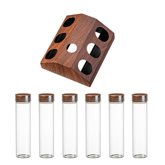 ZPAQI Coffee Bean Organizers Coffee Tube Rack Single Dose Bean ...