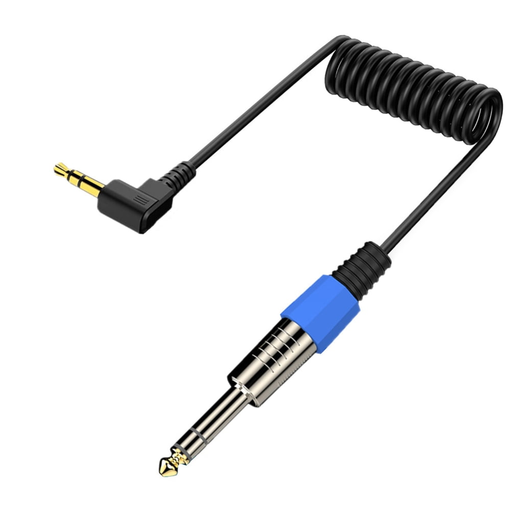 ZPAQI Coiled Auditory Cable, 6.35mm Male to 3.5mm TRS Stereo Male ...