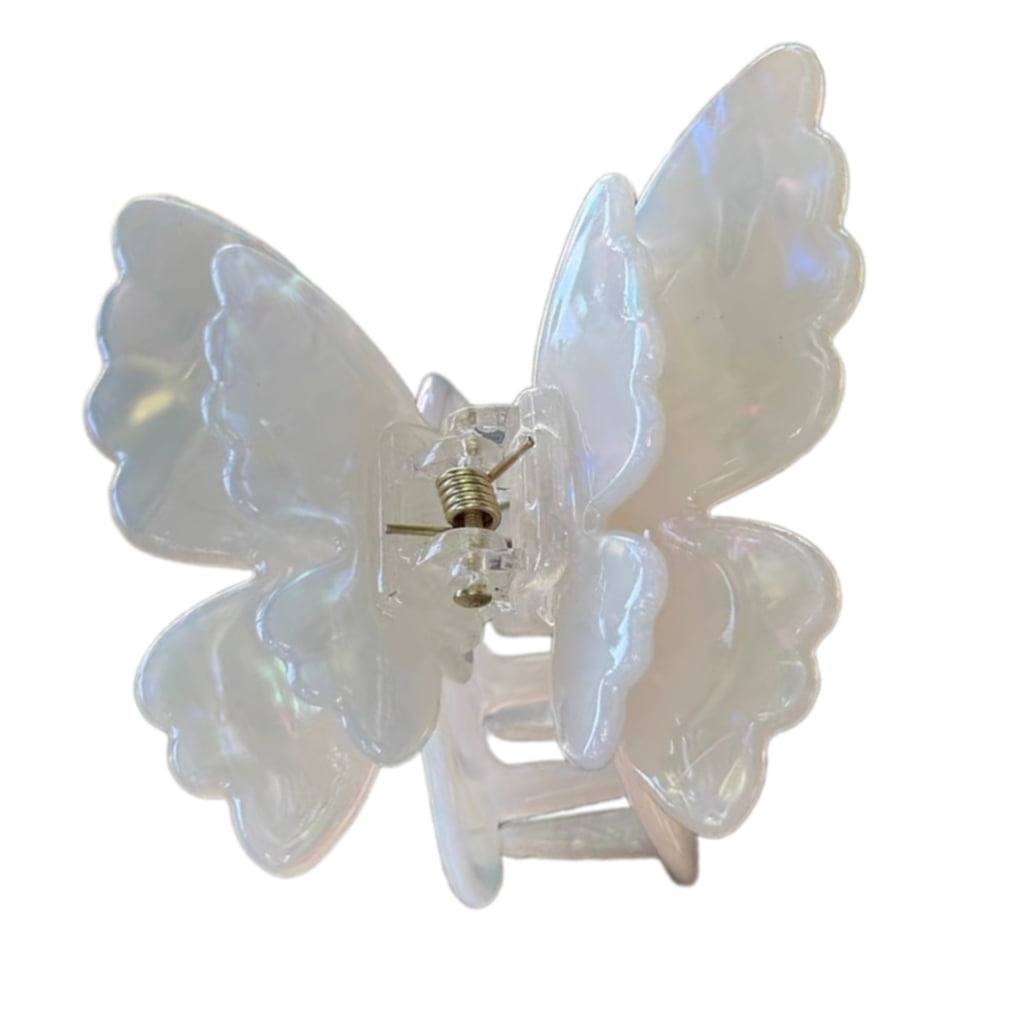 ZPAQI Colorful Butterfly Hair Claw Aesthetic Jaw Clip Lady Elegant Hair ...