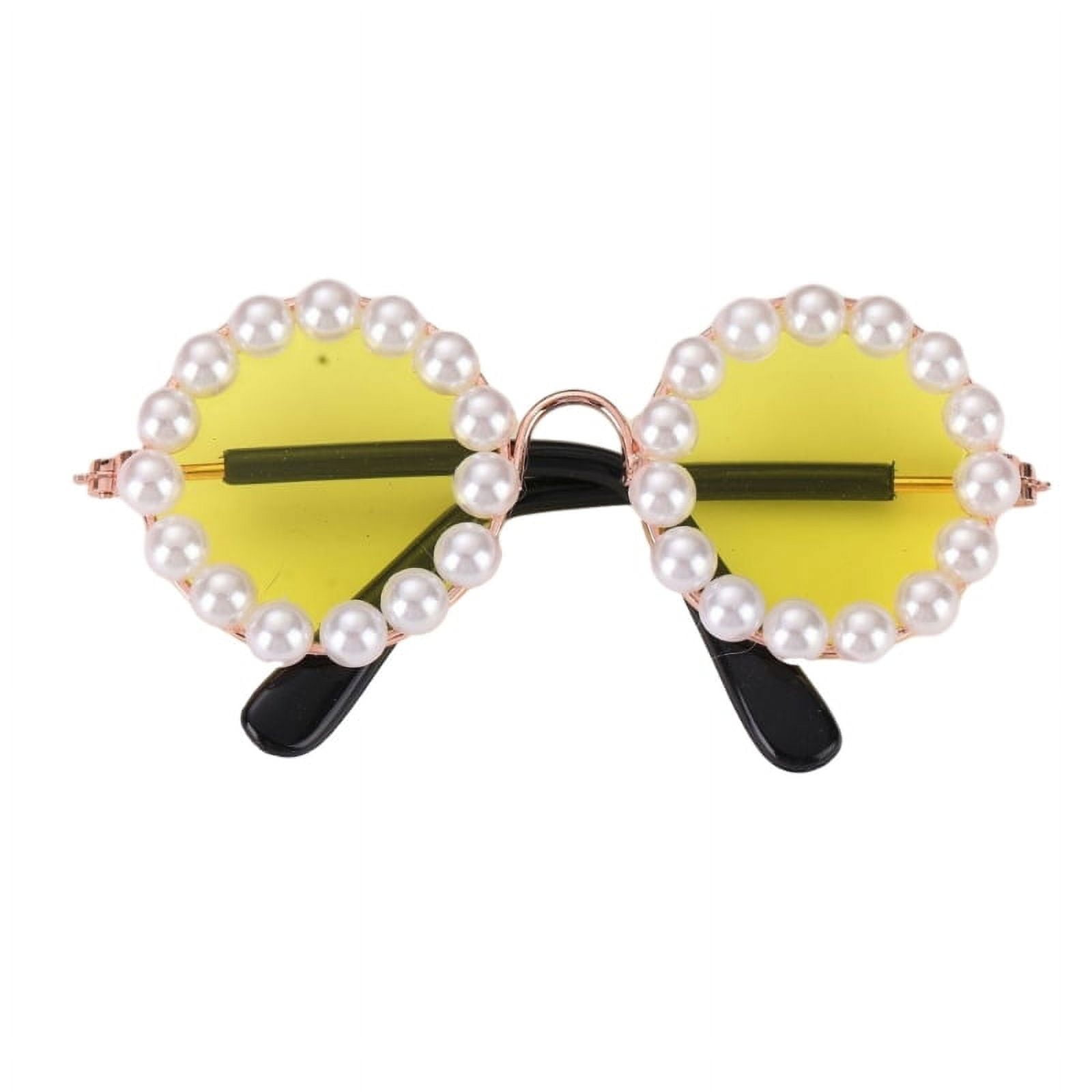 ZPAQI Colorful Cats Glasses Dog Goggles Pet Goggles Dog Sunglasses Pet ...