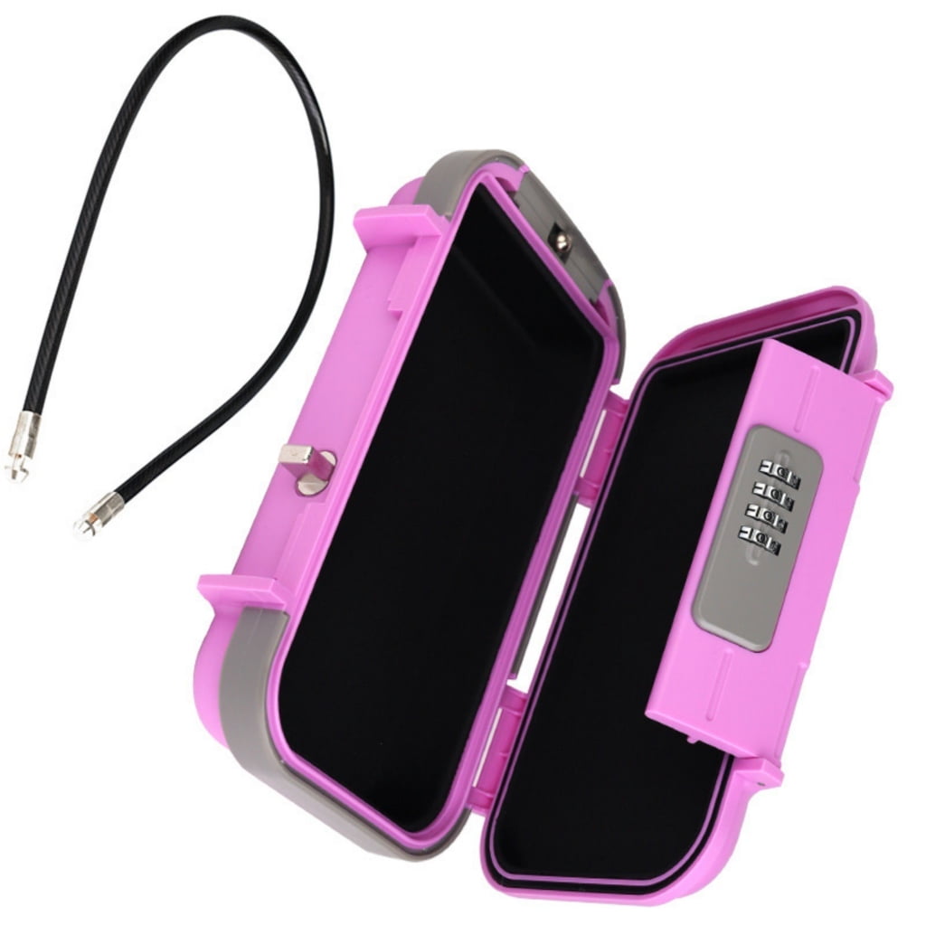 ZPAQI Combination Security Case Lock Box Travel Safe Box Portable Lock ...