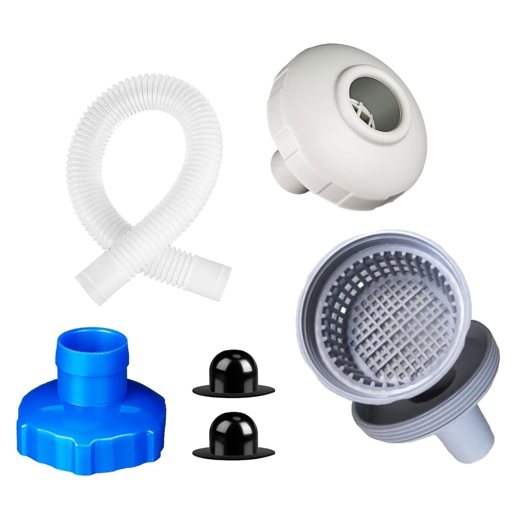ZPAQI Convenient Set Pool Water Connections Kit Hose Adapter Strainer ...