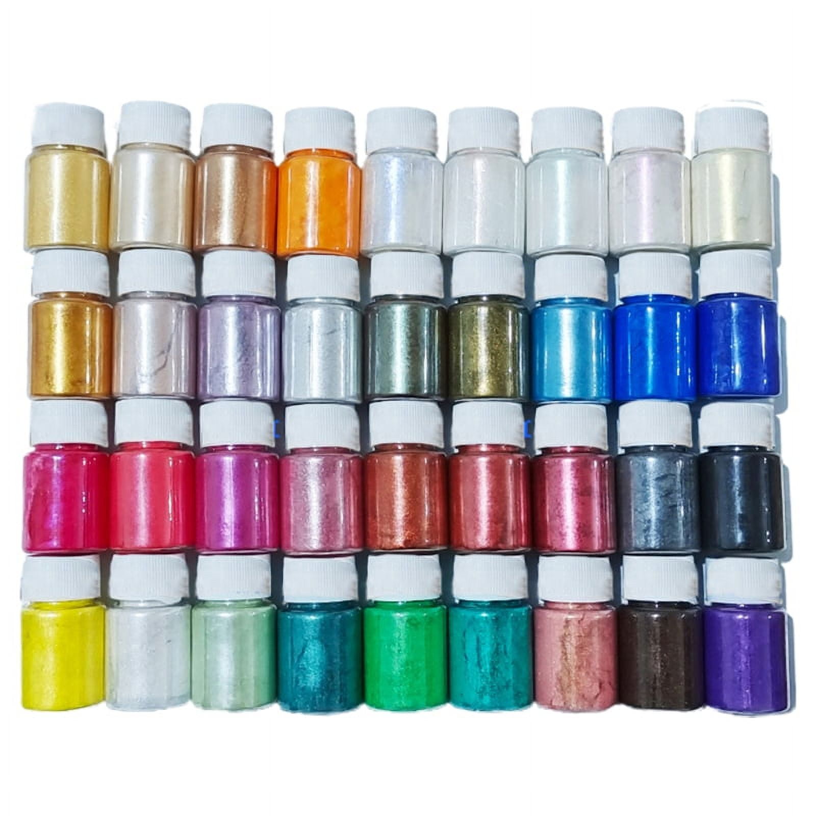 ZPAQI Cosmetic Pearlescent Natural Mica Mineral Powder Epoxy Resin Dye ...