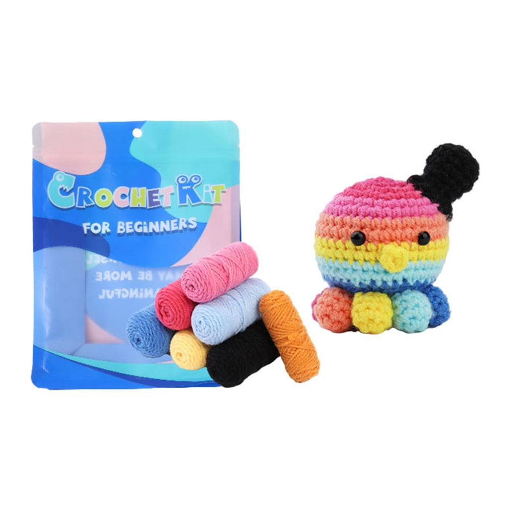 ZPAQI Crochet Kits DIY Crochet Kits For Beginners Cute Kits Starter ...
