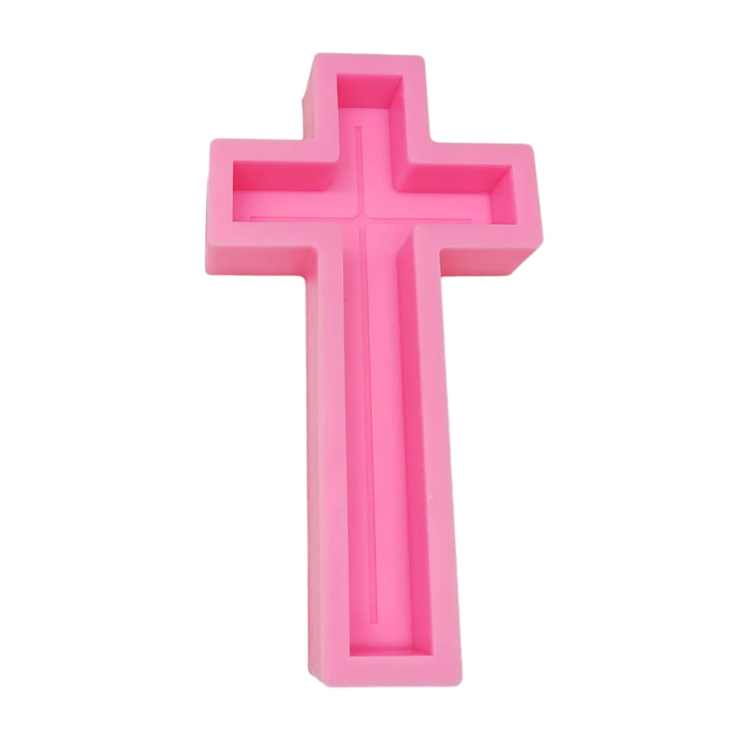 ZPAQI Cross Shaped Candle Molds Cross Shaped Resins Molds - Walmart.com