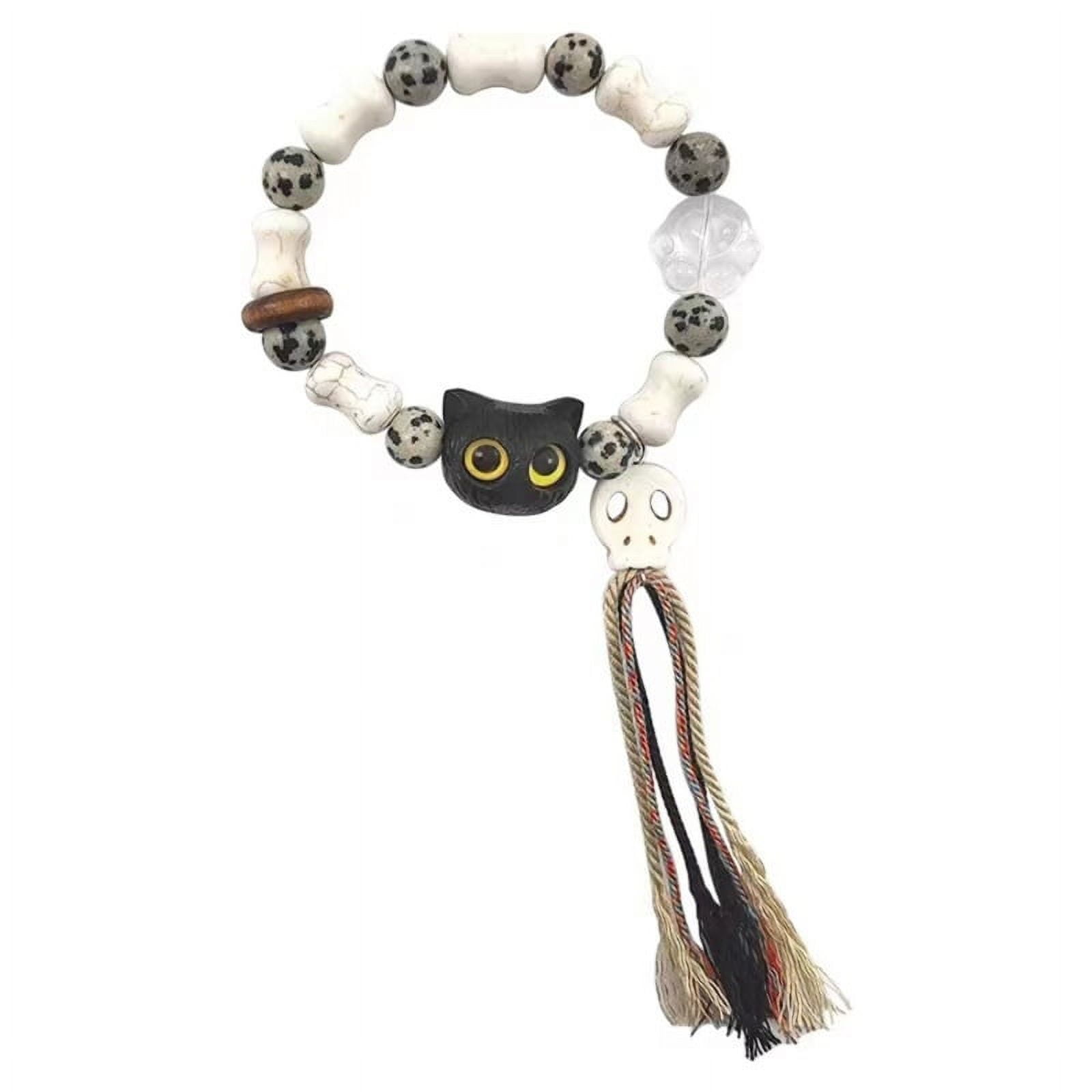 ZPAQI Cute Black Cat Bracelet for Women Aesthetic Wrist Chain Trendy ...