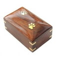 ZPAQI Dog Urns Pet Memorial Dog Cinerary Casket Wood Urns for Dogs Ashes Funeral Box - Walmart.com