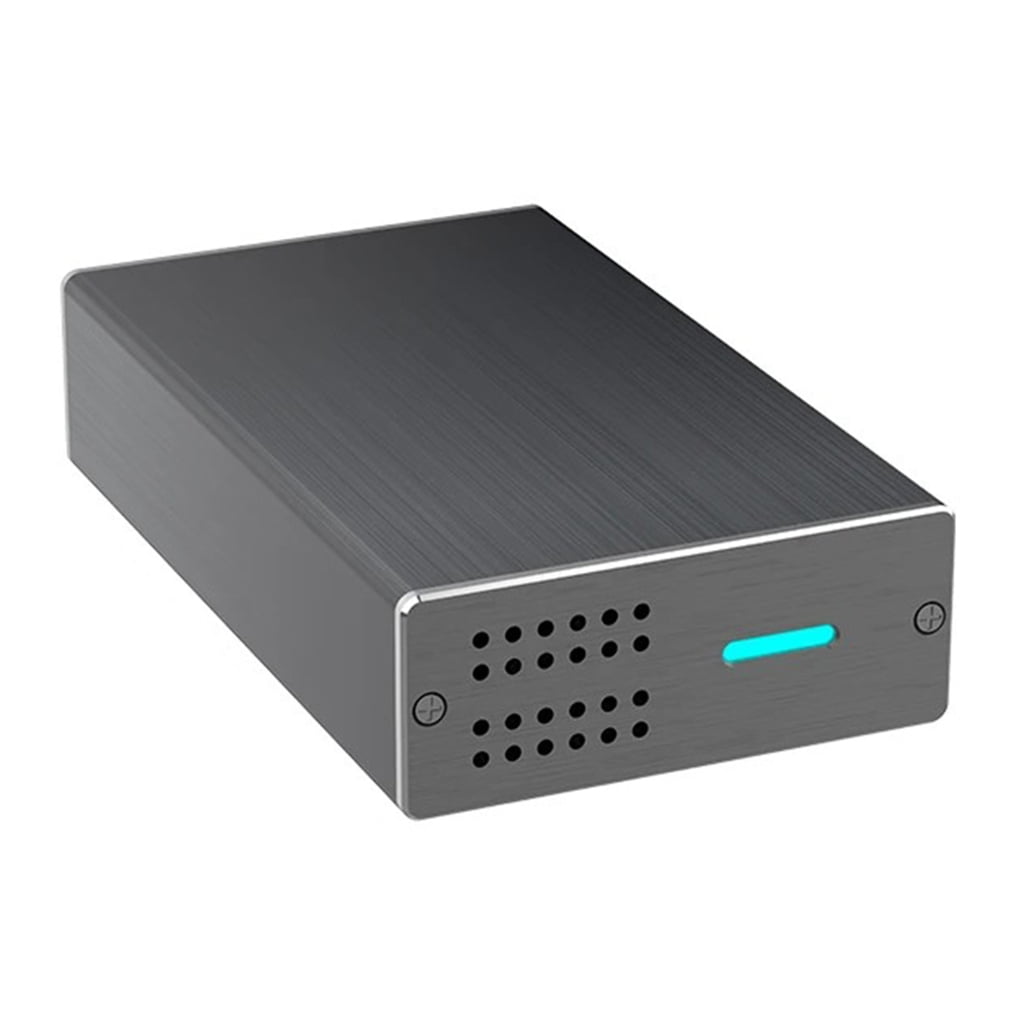 ZPAQI Double Bay Hard Drives Enclosure for 2.5/3.5Inch SSDs HDD USB 3.0 ...