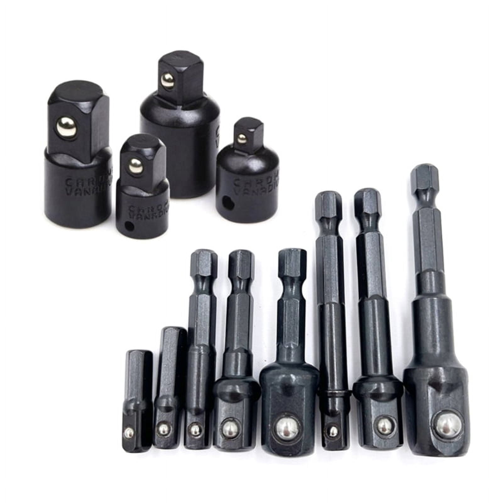 ZPAQI Efficient Impact Socket Adapter 8piece Set and 4pc Impact Socket ...