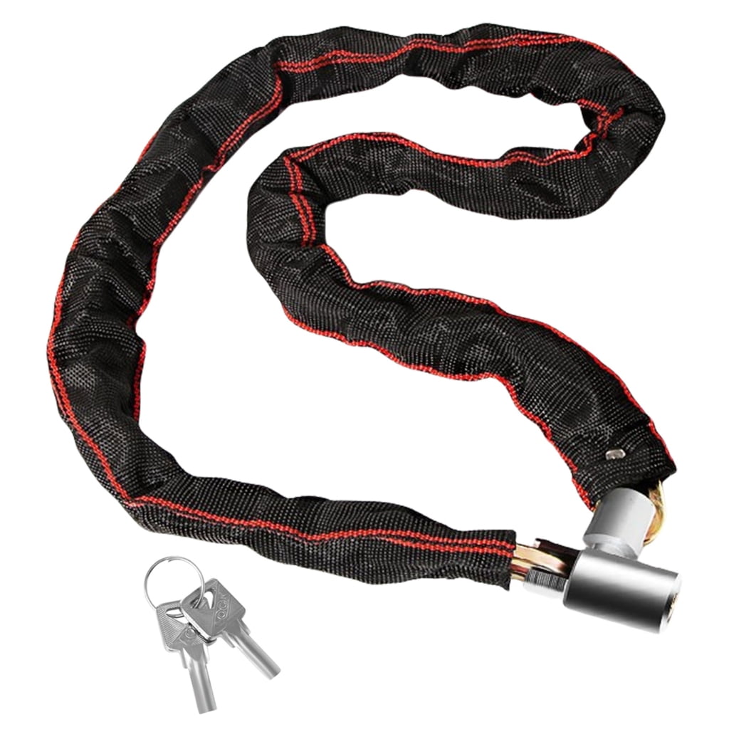 ZPAQI Electric Bicycles Chain Lock, Heavy Duty Anti Theft Bike Chain ...