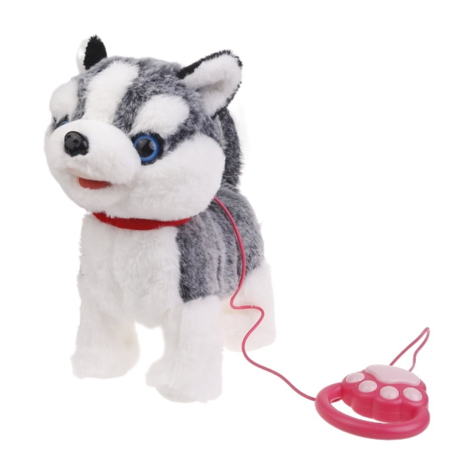 ZPAQI Electric Singing Dog Toy Walking Animal with Leash Rope Talking ...